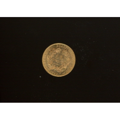 France 1899 Gold 10 Francs
