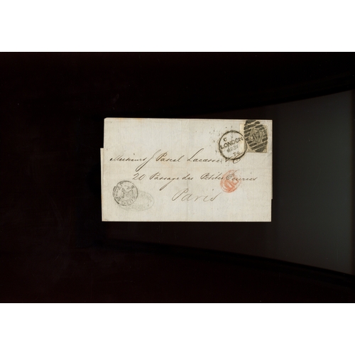 1874 (March 31st) 6d grey (watermark Spray, plate 13, B-I) on plain FDC ...