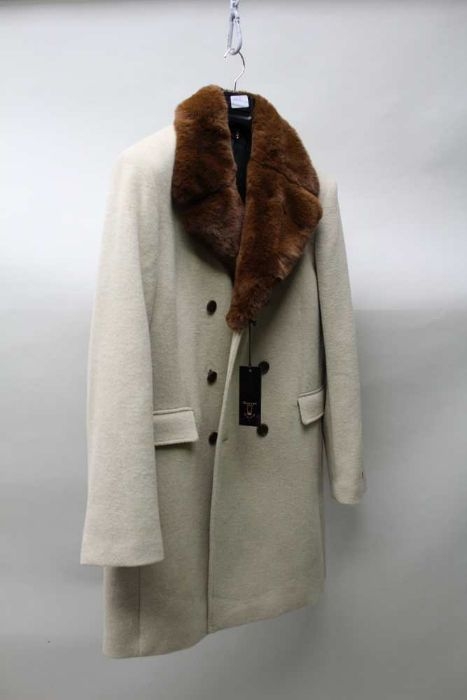 A Moncrief of London double breasted jacket with fur collar, brand new ...