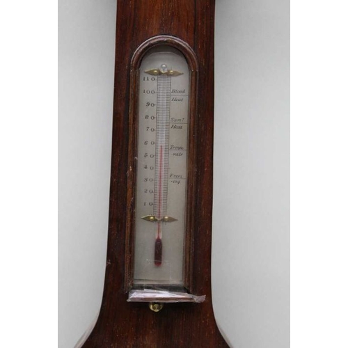 L. Monasteri - Darlington a late Victorian rosewood banjo barometer ...