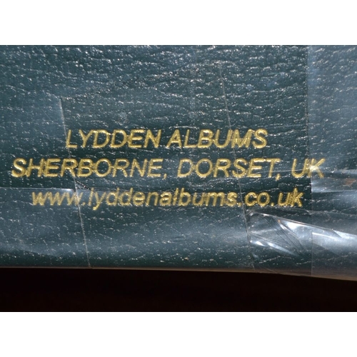 Two green Lydden photograph albums