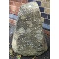 A staddle stone base, 69cm high