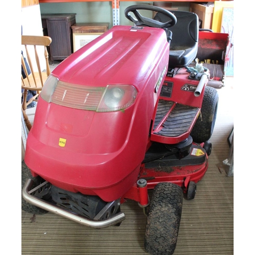 A Countax petrol driven ride on mower, with Honda C400H, sold as seen
