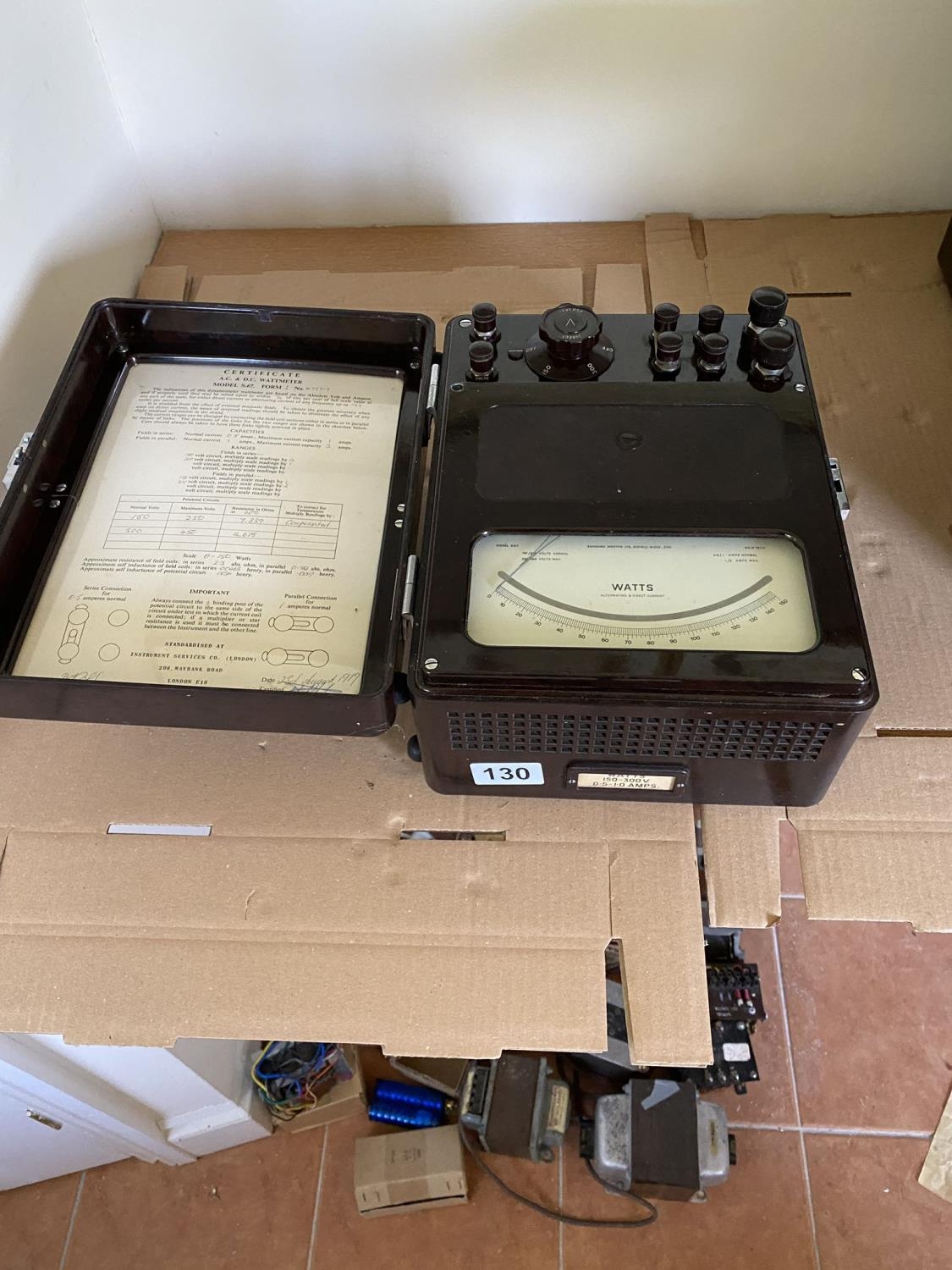 Bakelite cased meter