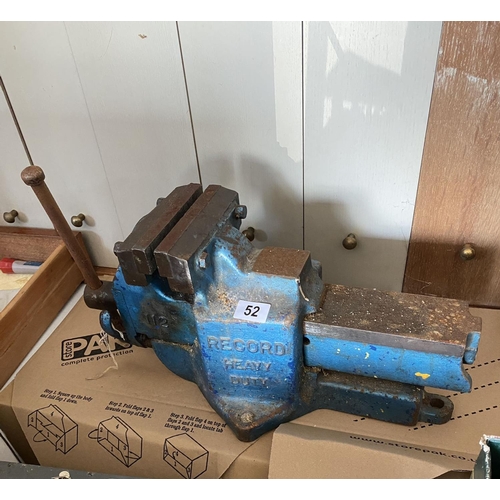 Large Record bench vice