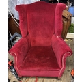 Victorian wing back chair
