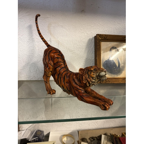 Bergman cold painted bronze Tiger