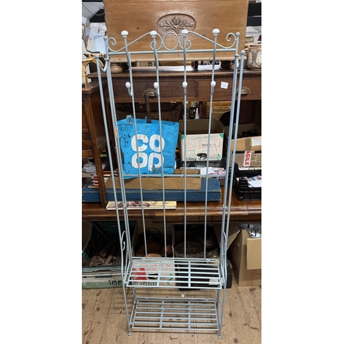 Metal hall stand