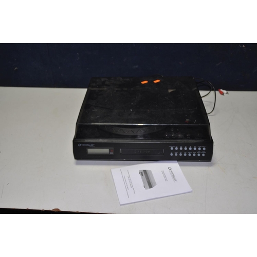 A NEOSTAR NTCD18B MODERN MUSIC PLAYER with turntable, tape, CD recorder ...