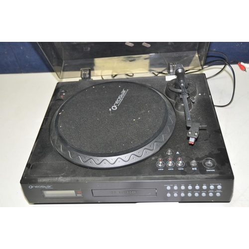 A NEOSTAR NTCD18B MODERN MUSIC PLAYER with turntable, tape, CD recorder ...