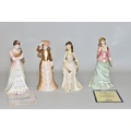 FOUR ROYAL DOULTON FIGURES, comprising boxed limited edition Sally ...