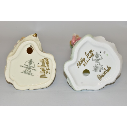 FOUR ROYAL DOULTON FIGURES, comprising boxed limited edition Sally ...