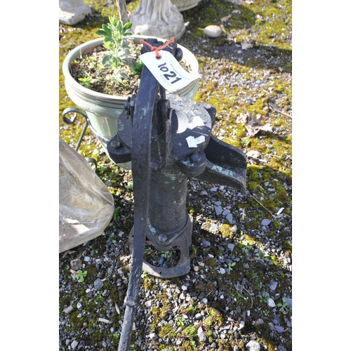 A COMPOSITE GARDEN FIGURE of a scantily clad lady, possibly Venus, with ...