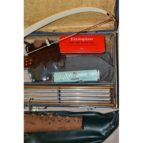 A SMALL QUANTITY OF ARCHERY EQUIPMENT, comprising a 'Marksman Archery ...
