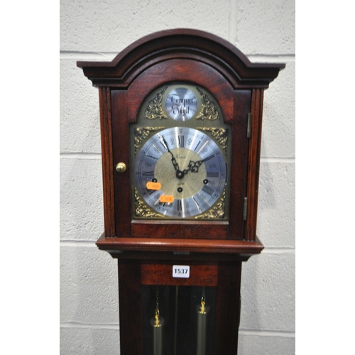 FENCLOCKS SUFFOLK, A LATE 20TH CENTURY MAHOGANY GRANDDAUGHTER CLOCK ...