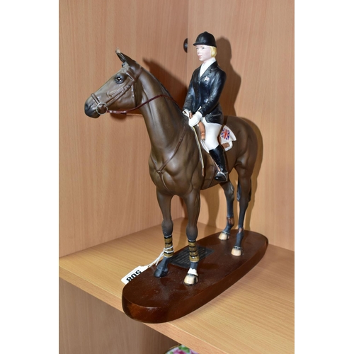 A BESWICK CONNOISSUER 'ANN MOORE ON PSALM'. model no.2535, mounted on a ...