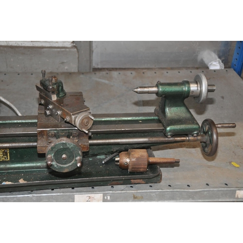 AN EXE ENGINEERING METALWORKING LATHE with a 50cm long bed, a British ...