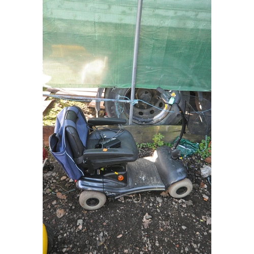 A SHOPRIDER ELECTRIC MOBILITY SCOOTER, with key and charger (PAT pass ...