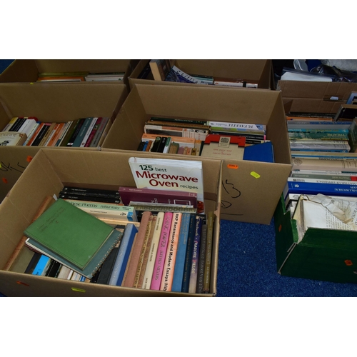 BOOKS, six boxes containing approximately 220-230 titles, mostly in ...