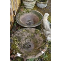 A PAIR OF COMPOSITE PANCHEONS diameter 68cm x height 24cm (Condition ...