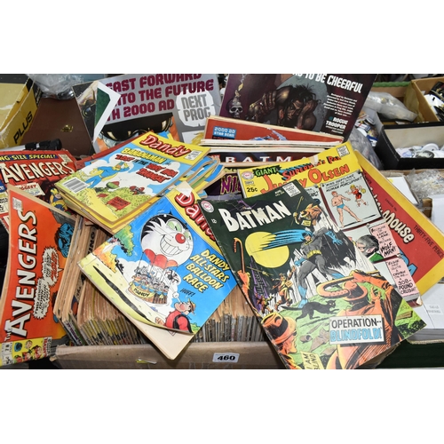 BOX OF COMICS MOSTLY 1960S MARVEL AND DC, including comics from The ...