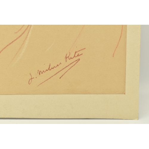 JOSEPH MILNER KITE (1862-1946) PORTRAIT OF A FEMALE FIGURE, a head and ...