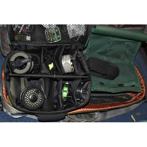 VINTAGE FLY FISHING EQUIPMENT ETC, to include five reels comprising a ...