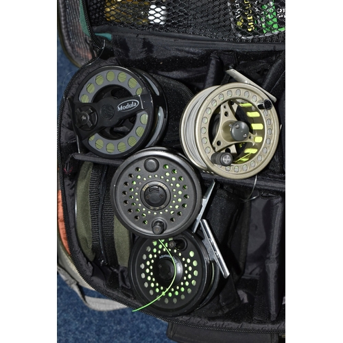 VINTAGE FLY FISHING EQUIPMENT ETC, to include five reels comprising a ...