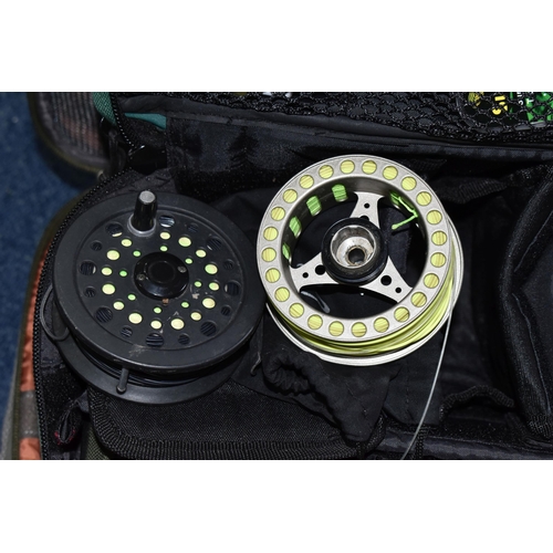 VINTAGE FLY FISHING EQUIPMENT ETC, to include five reels comprising a ...