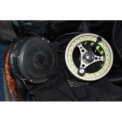 VINTAGE FLY FISHING EQUIPMENT ETC, to include five reels comprising a ...
