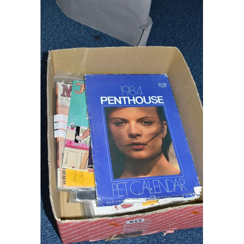 ONE BOX OF EROTICA, comprising seven issues of Mayfair Magazine ...