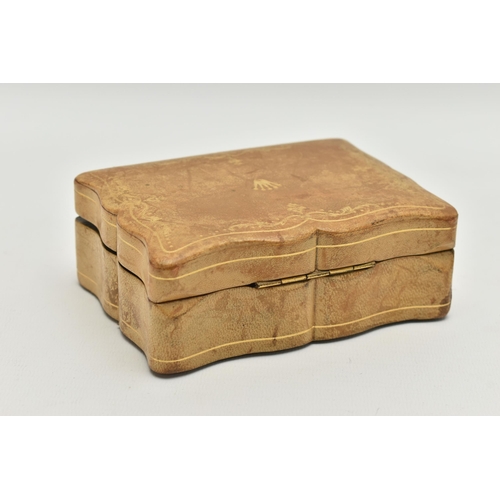 A VINTAGE 'ROLEX' WATCH BOX, leather lined wooden box featuring the ...