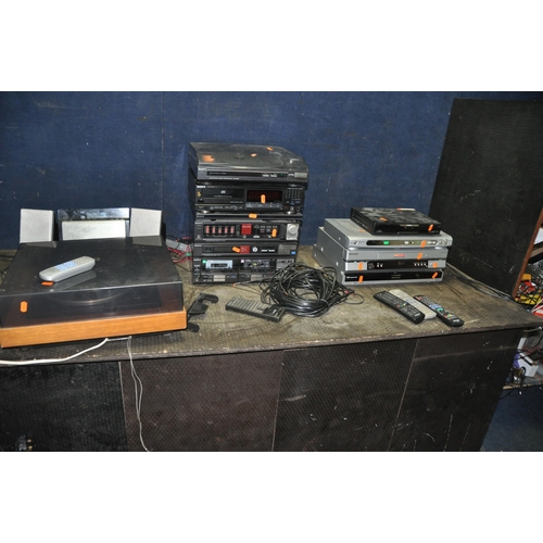 A SELECTION OF AUDIO VISUAL EQUIPMENT, to include a Sony Component Hi ...