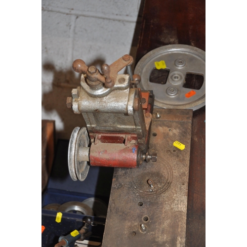 A SERIES OF BELT DRIVEN TOOLS including a Minorette multi tool ...