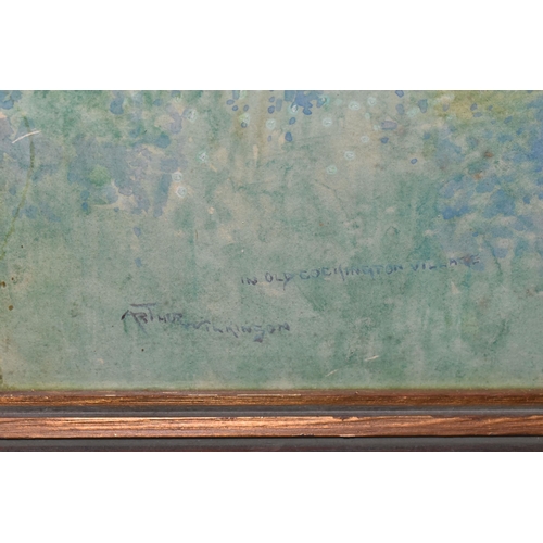 ARTHUR STANLEY WILKINSON (BRITISH, 1860 - 1930) 'In Old Cockington ...