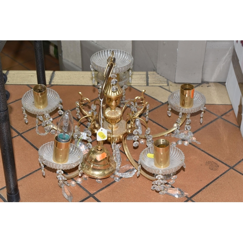 A QUANTITY OF VASES, PLANTERS AND LIGHTING ETC, to include Parlane ...