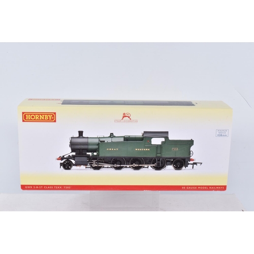 A BOXED OO GAUGE HORNBY MODEL RAILWAY STEAM LOCOMOTIVE, Class 72XX 2-8 ...