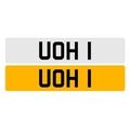 UOH 1 - UK VEHICLE REGISTRATION NUMBER, held on DVLA V778 Retention ...