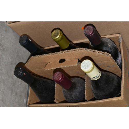 ALCOHOL Two Boxes and Four Wine Carriers of Assorted Alcohol containing ...