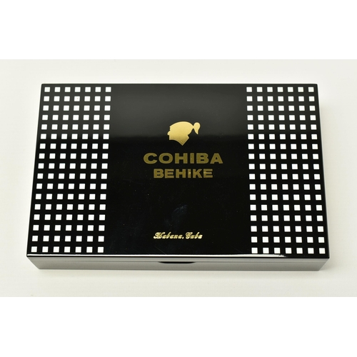 CIGARS, One Box of 10 COHIBA BEHIKE BHK 52 Cigars, outer box seal ...