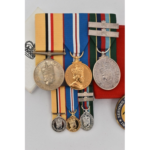 MEDAL GROUP, to include a set of three Queen Elizabeth II medals ...