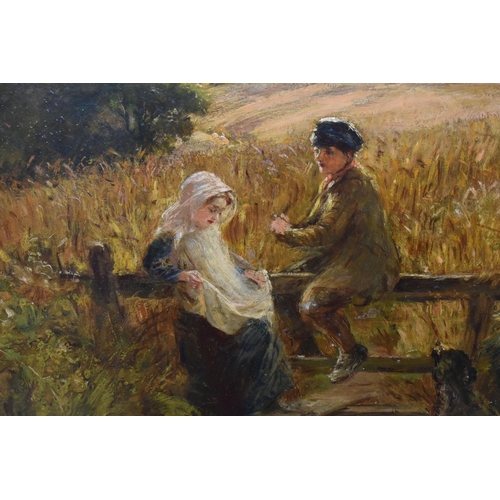 GEORGE ROBERT LEWIS (1782-1871) 'THE TWO FRIENDS', a picturesque ...