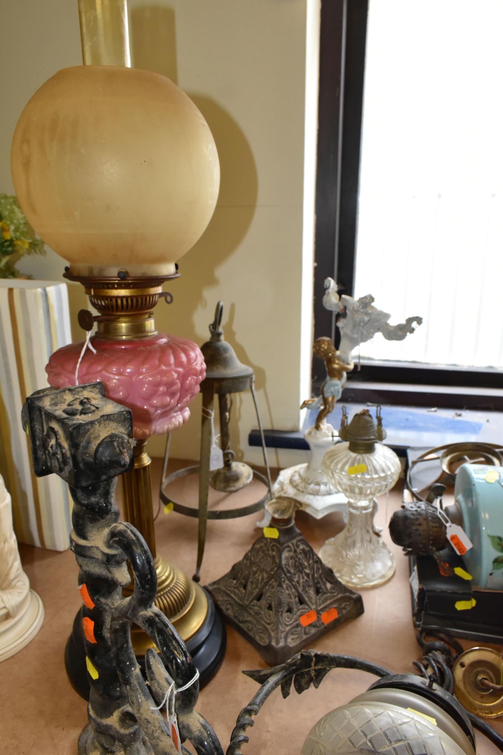 FIVE BOXES AND LOOSE, LAMPS, LIGHT FIXTURES AND FITTINGS, including ...