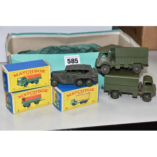 THREE BOXED MATCHBOX 1-75 SERIES REGULAR WHEELS MODELS, Mercedes Truck ...