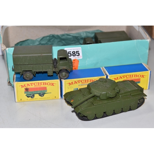 THREE BOXED MATCHBOX 1-75 SERIES REGULAR WHEELS MODELS, Mercedes Truck ...