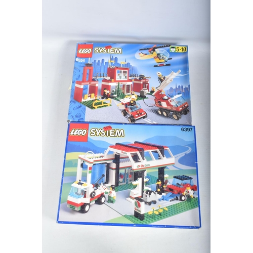 TEN BOXED LEGO SYSTEM SETS, to include the Lego City 4WD Patrol Car no ...