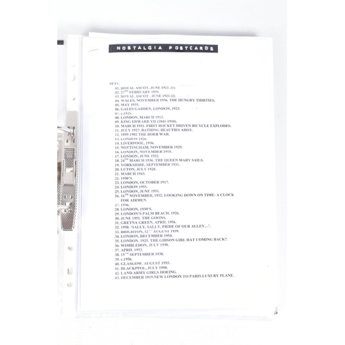 A COLLECTION OF NOSTALGIA POSTCARD COLLECTORS CLUB POSTCARDS, Yesterday ...