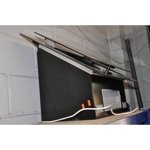 A NEFF HBD-KN8G-V COOKER HOOD with black glass facias width 59cm depth ...