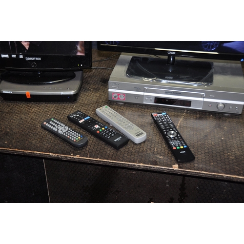 A COLLECTION OF AUDIO VISUAL EQUIPMENT including a Logik 22in TV/DVD ...