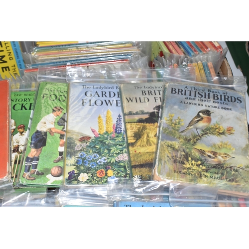 TWO BOXES OF 'LADYBIRD' BOOKS, containing over 200 Educational and ...